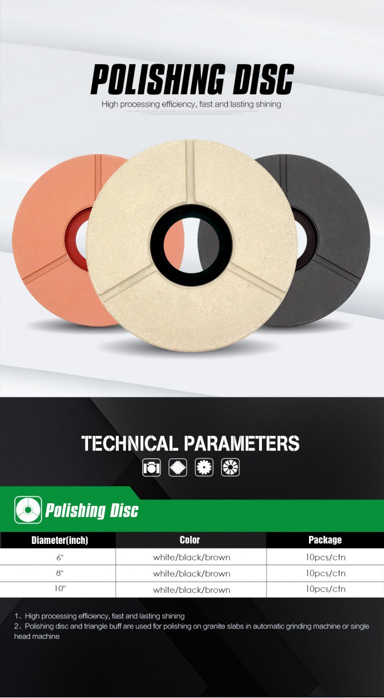Stone granite and marble polishing discs - WANLONG