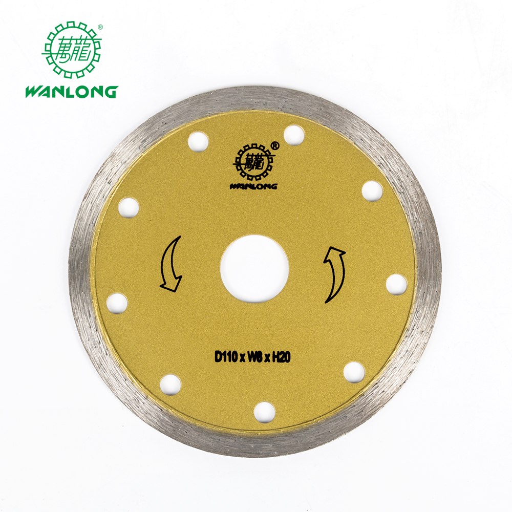 7 inch, 8 inch, 10 inch Continuous Rim Diamond Blades - WANLONG