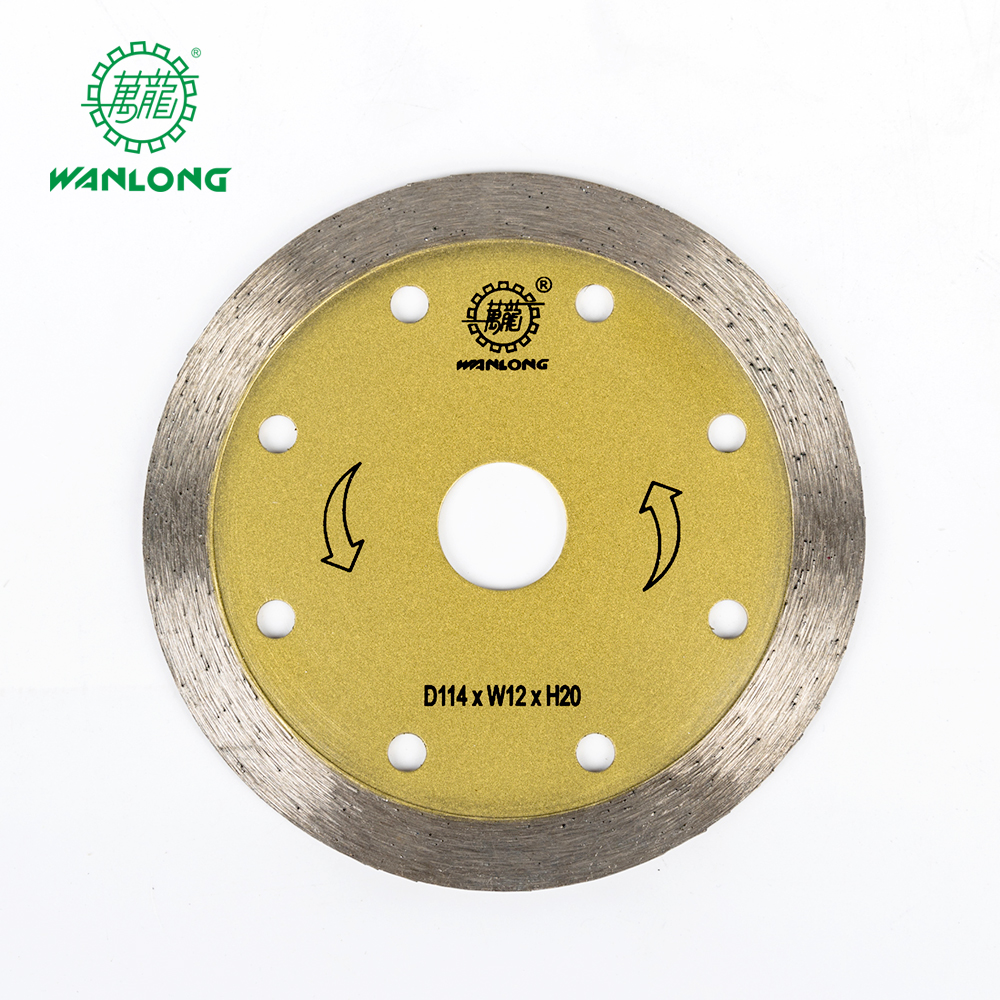 7 inch, 8 inch, 10 inch Continuous Rim Diamond Blades - WANLONG