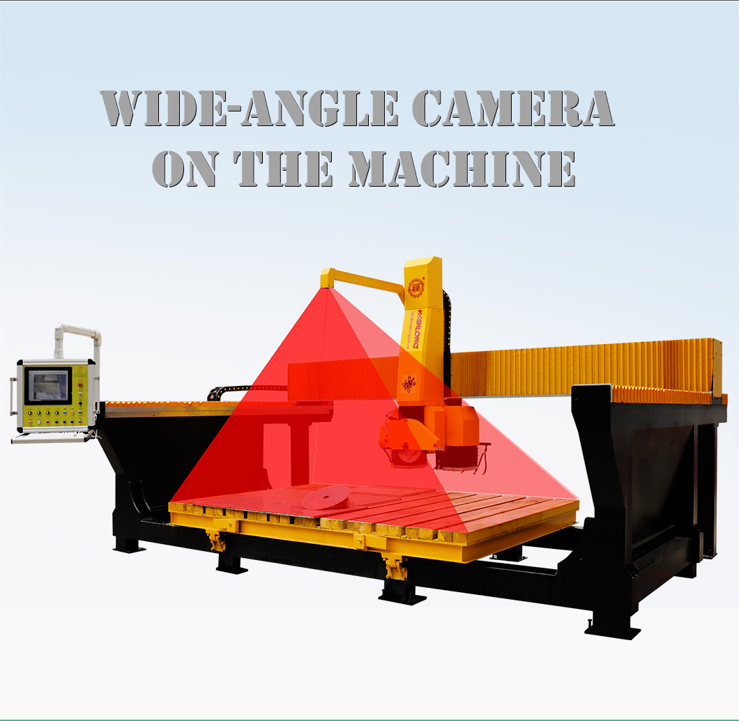 5 Axis CNC Laser Bridge Saw Stone Cutting Machine - WANLONG
